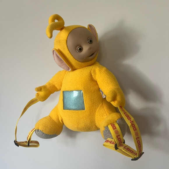 Toys | Vintage Teletubbies Laalaa Yellow Plush Backpack Rare 9s | Poshmark